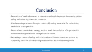 The prevention of medication errors PPT.pptx