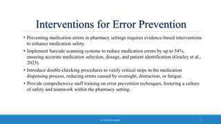 The prevention of medication errors PPT.pptx