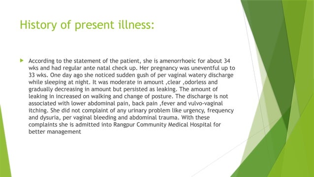 Premature rupture of Membrane- Case .pptx