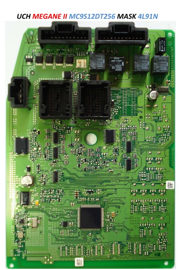 UCH MEGANE II MC9S12DT256 MASK 4L91N | PDF