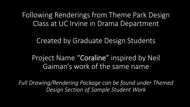 UCI Lighting Renderings | PPT