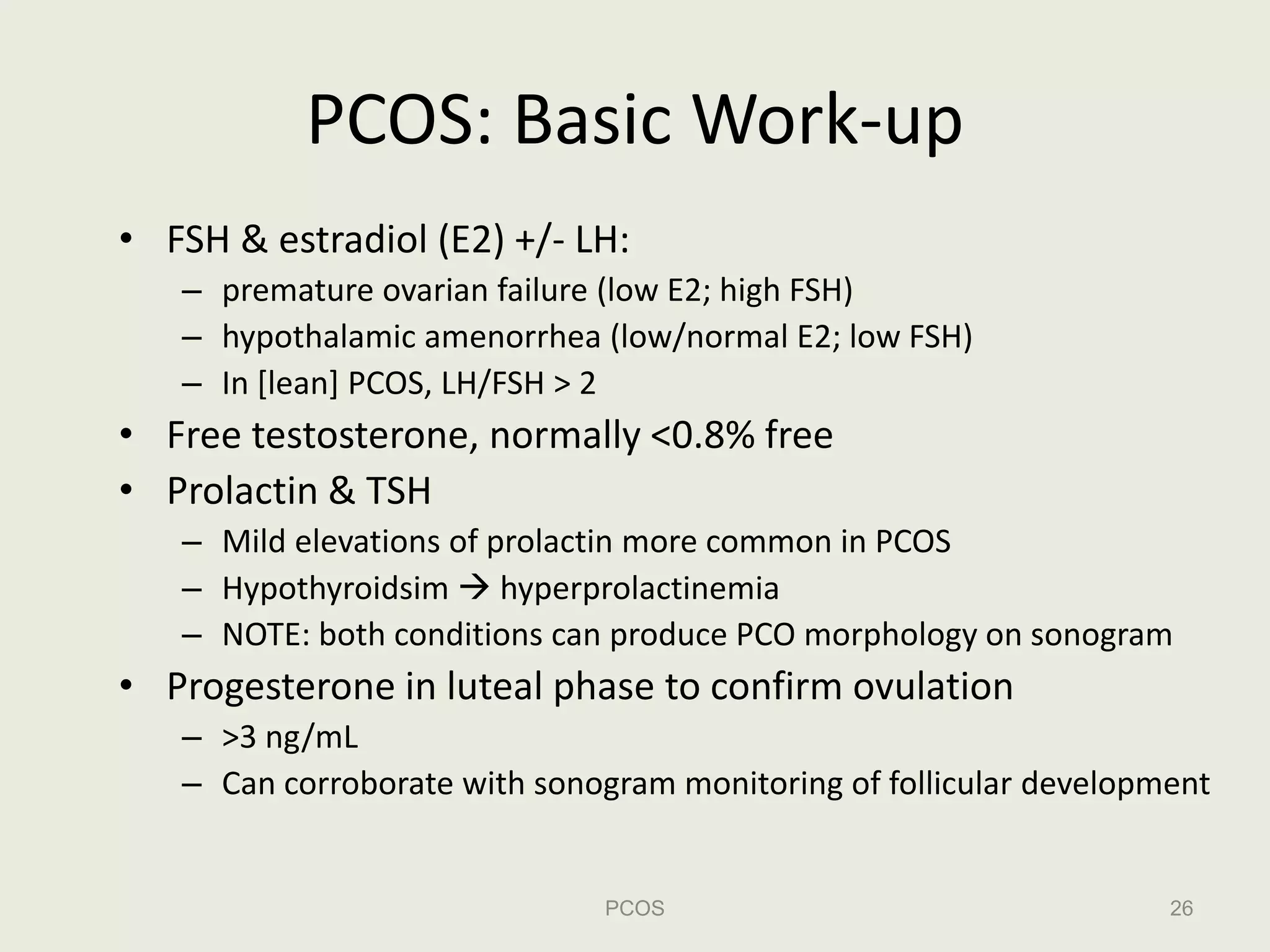 Polycystic Ovary Syndrome (PCOS) | PDF