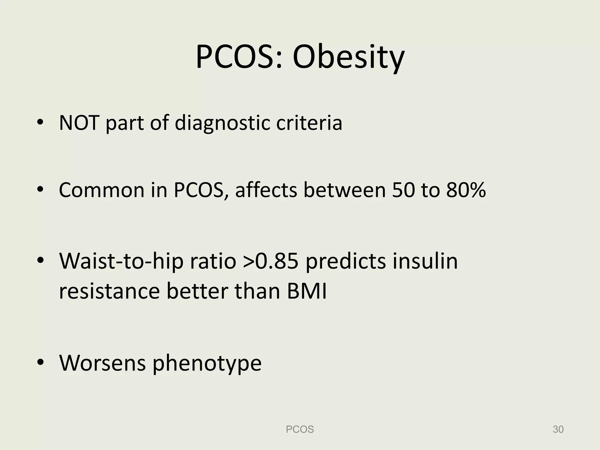 Polycystic Ovary Syndrome (PCOS) | PDF