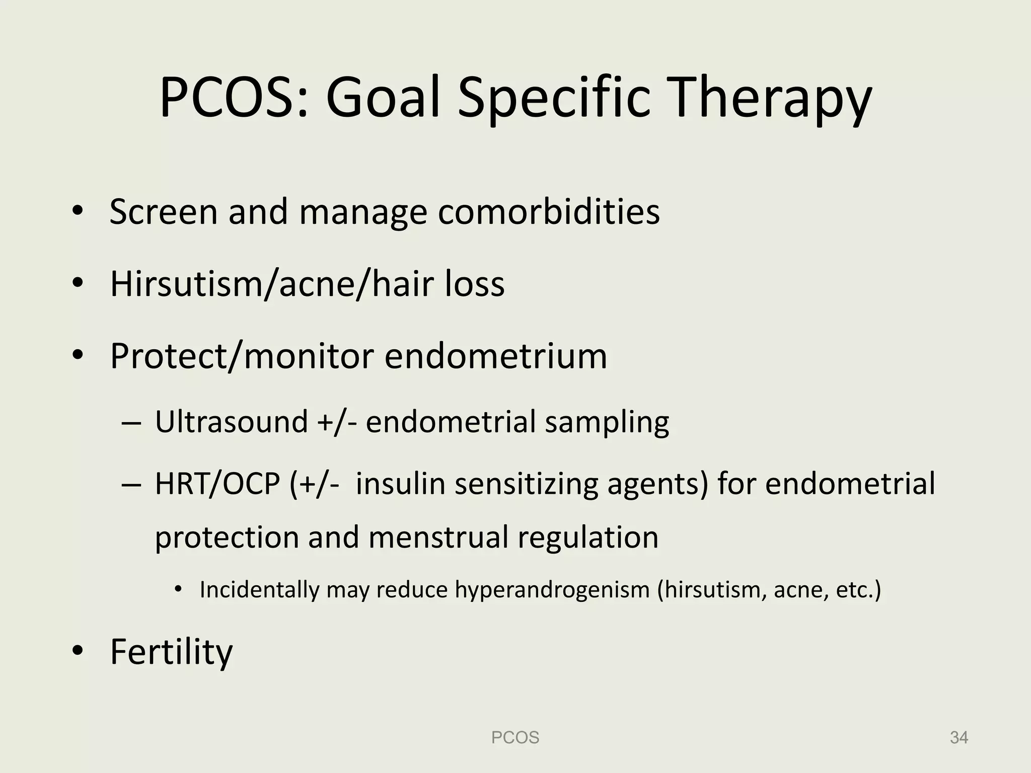 Polycystic Ovary Syndrome (PCOS) | PDF