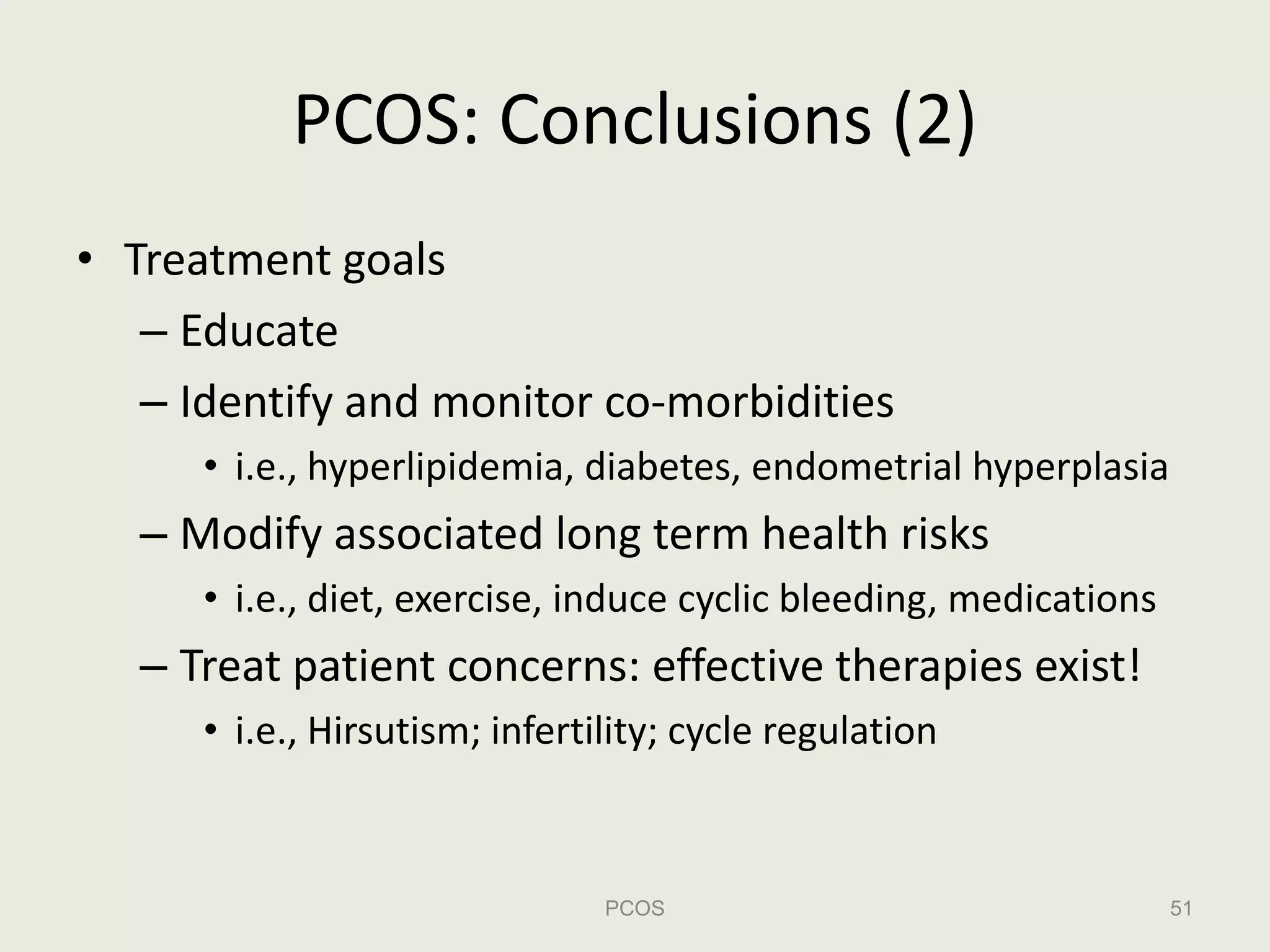 Polycystic Ovary Syndrome (PCOS) | PDF