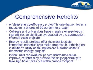 UCI Comprehensive Retrofits 10.29.09