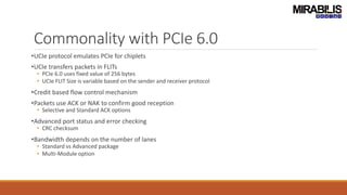 Evaluating UCIe based multi-die SoC to meet timing and power | PPTX