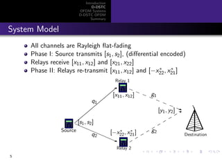 Asynchronous Differential Distributed Space-Time Coding | PDF