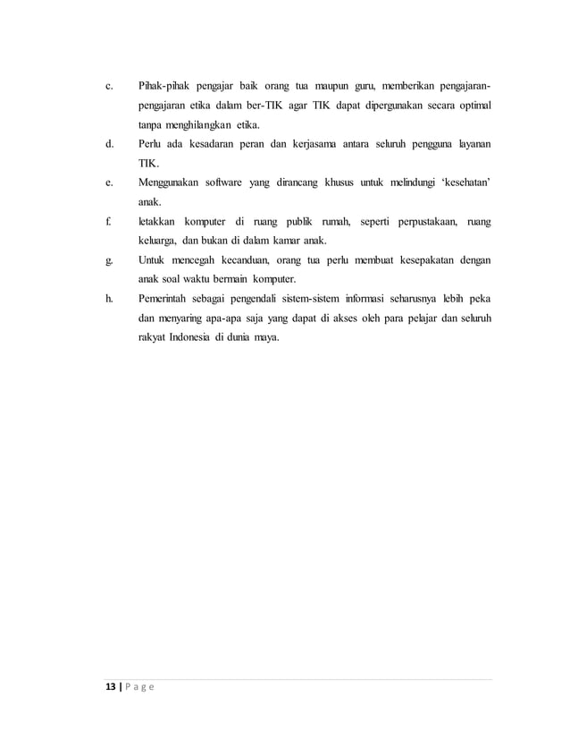 Contoh Makalah TIK | DOCX