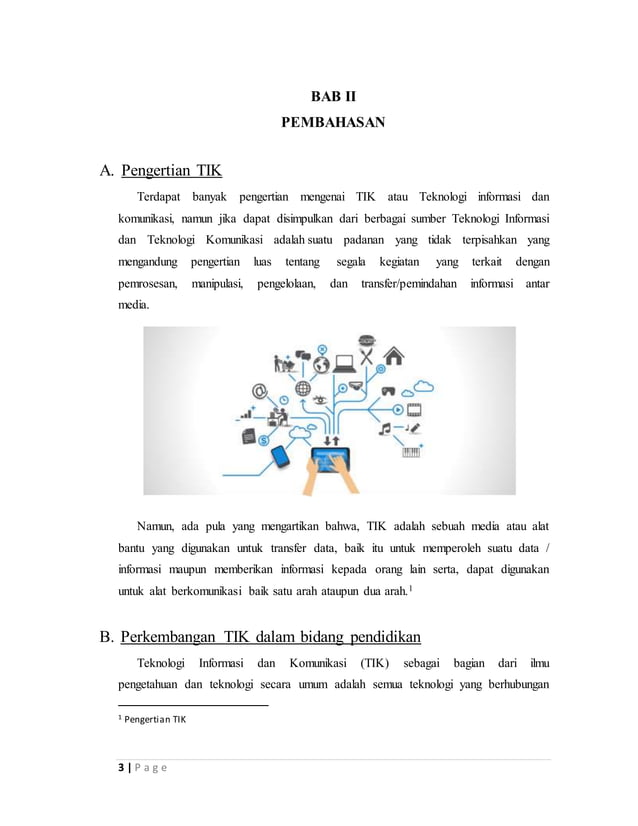 Contoh Makalah TIK | DOCX