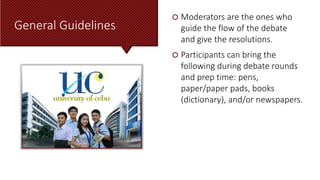 UC Impromptu Debate Guidelines.pptx