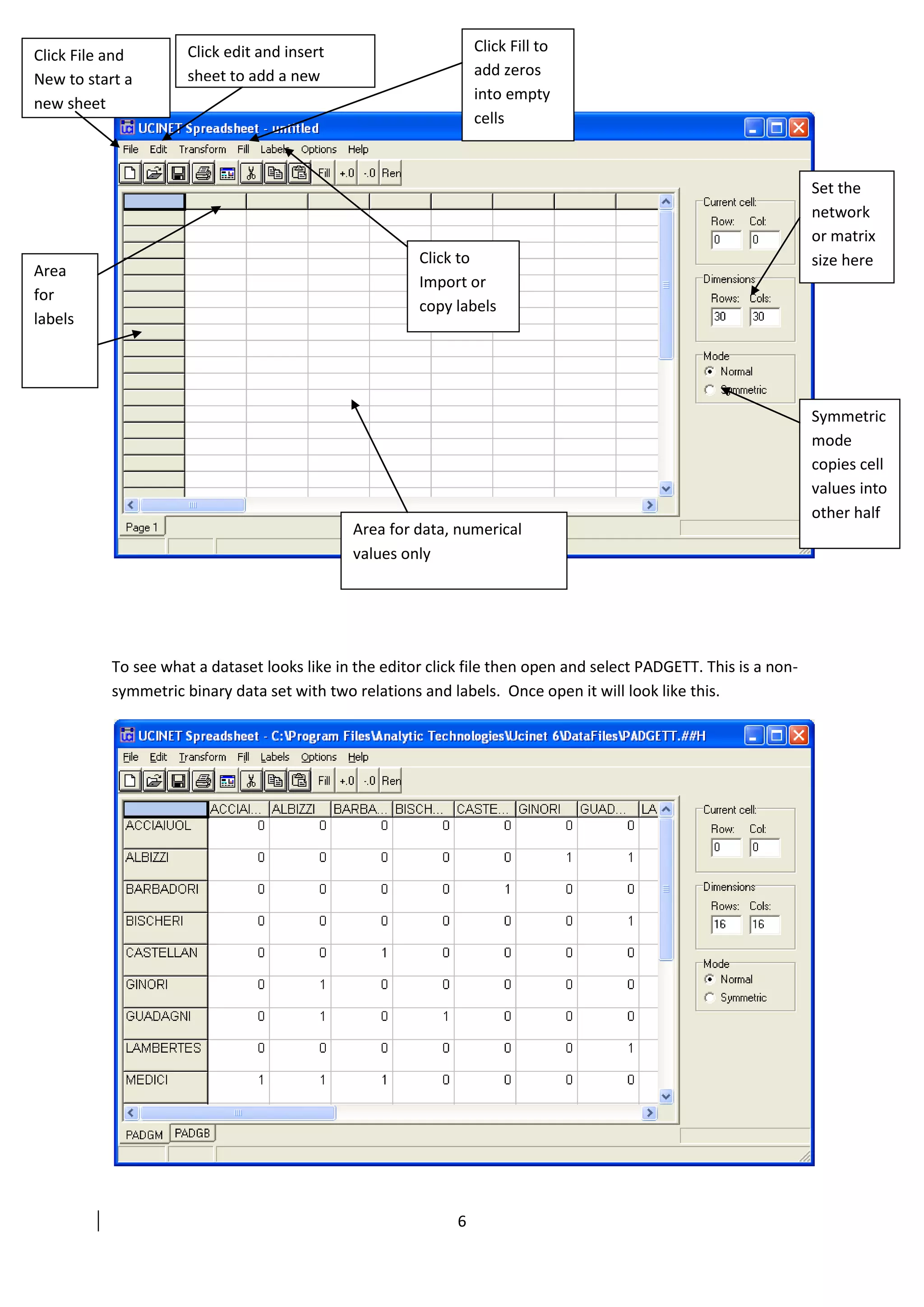 社會網絡分析UCINET Quick Start Guide | PDF | Desktop Publishing | Computer ...