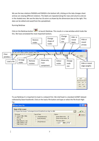 社會網絡分析UCINET Quick Start Guide | PDF | Desktop Publishing | Computer ...