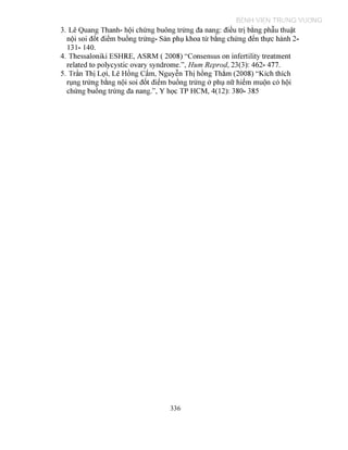 Hội chứng buồng trứng đa nang | PDF