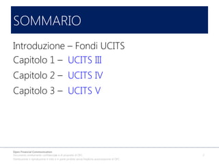 Ucits (III - IV - V) | PPT