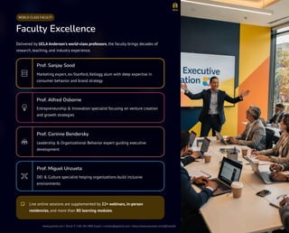 UCLA Anderson PGP PRO 2026: Executive Leadership Program, Curriculum ...