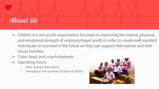 2018 Ambassador Leaders Community Action Plan - Lifeline | PPT