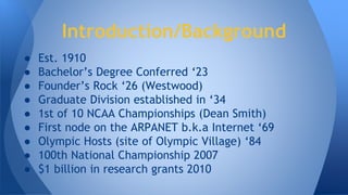 Ucla at a glance | PPTX