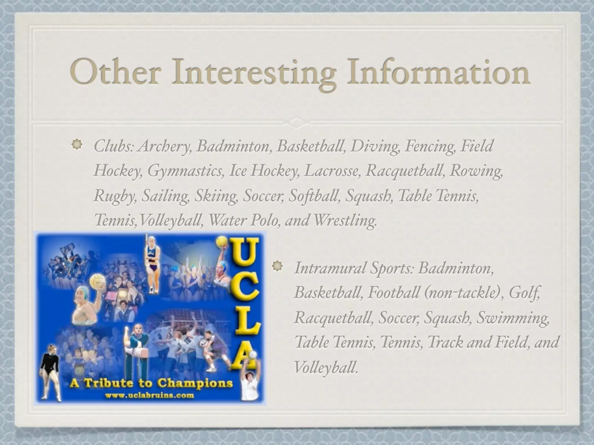 Ucla college project | PPT