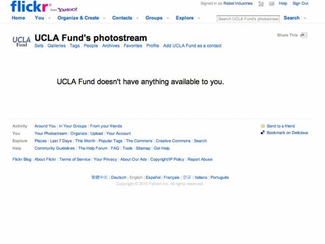 Presentation to UCLA Communications | PPT