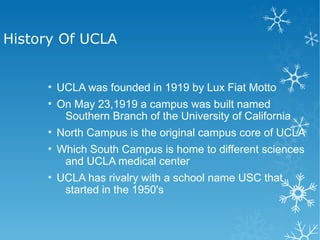 Ucla project for kendell | PPT