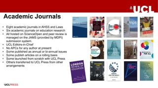 UCL Press. The UK's first fully open access university press | PPT