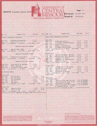 Ucm Transcript | PDF