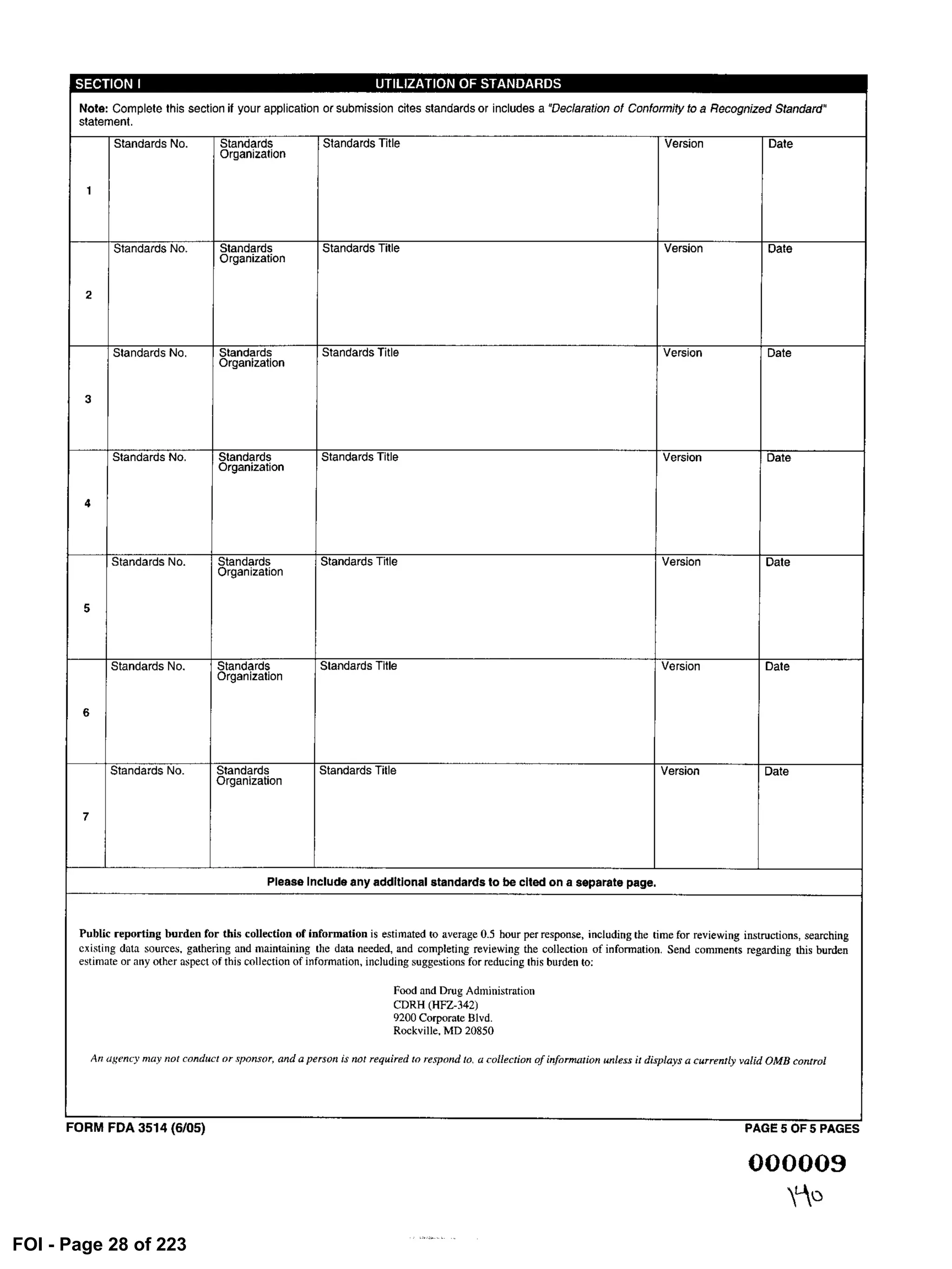 FDA 510(k) submission - redacted | PDF