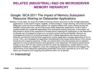 Fast and energy-efficient eNVM based memory organisation at L3-L1 ...