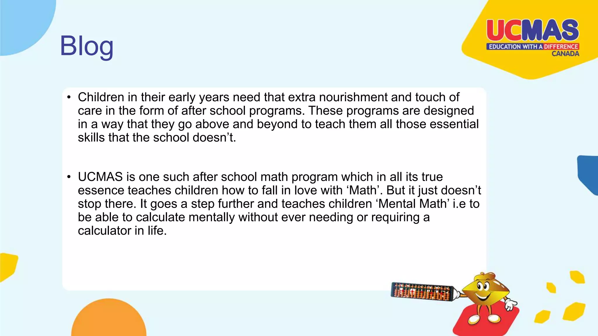 World's Leading After Math School Math Program | PPTX