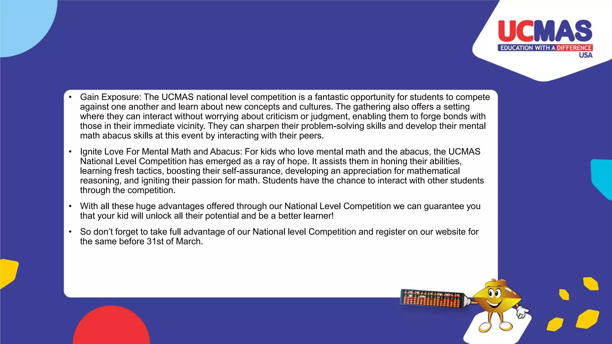 It's Time To Unlock Your Child's Highest Potential With UCMAS USA ...