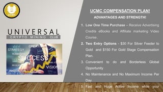 Universal Crypto Mining Club | PPTX | Government Support and Welfare | Financial Assistance