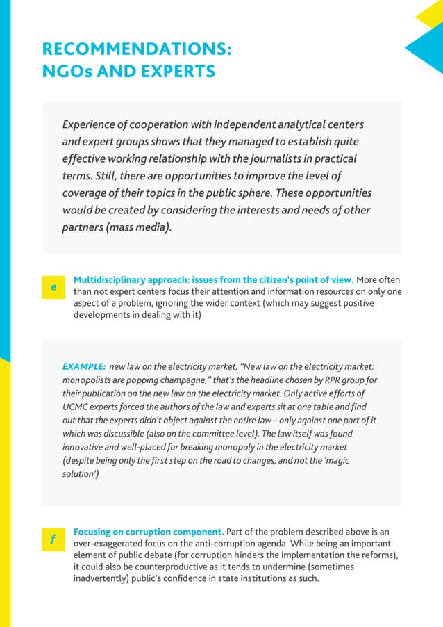 UCMC: Reform communication recommendations | PDF