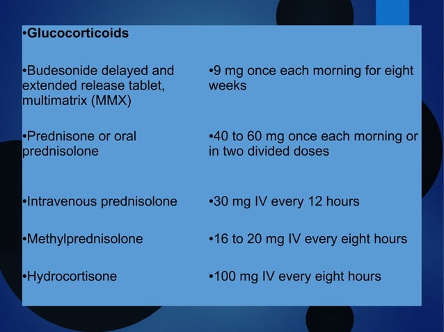 ULCERATIVE COLITIS ( MILD TO MODERATE) MANAGEMENT | PPT