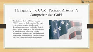 UCMJ Punitive Articles.pptx