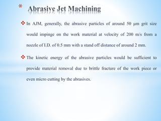 UNCONVENTIONAL MACHINING PROCESS | PPTX