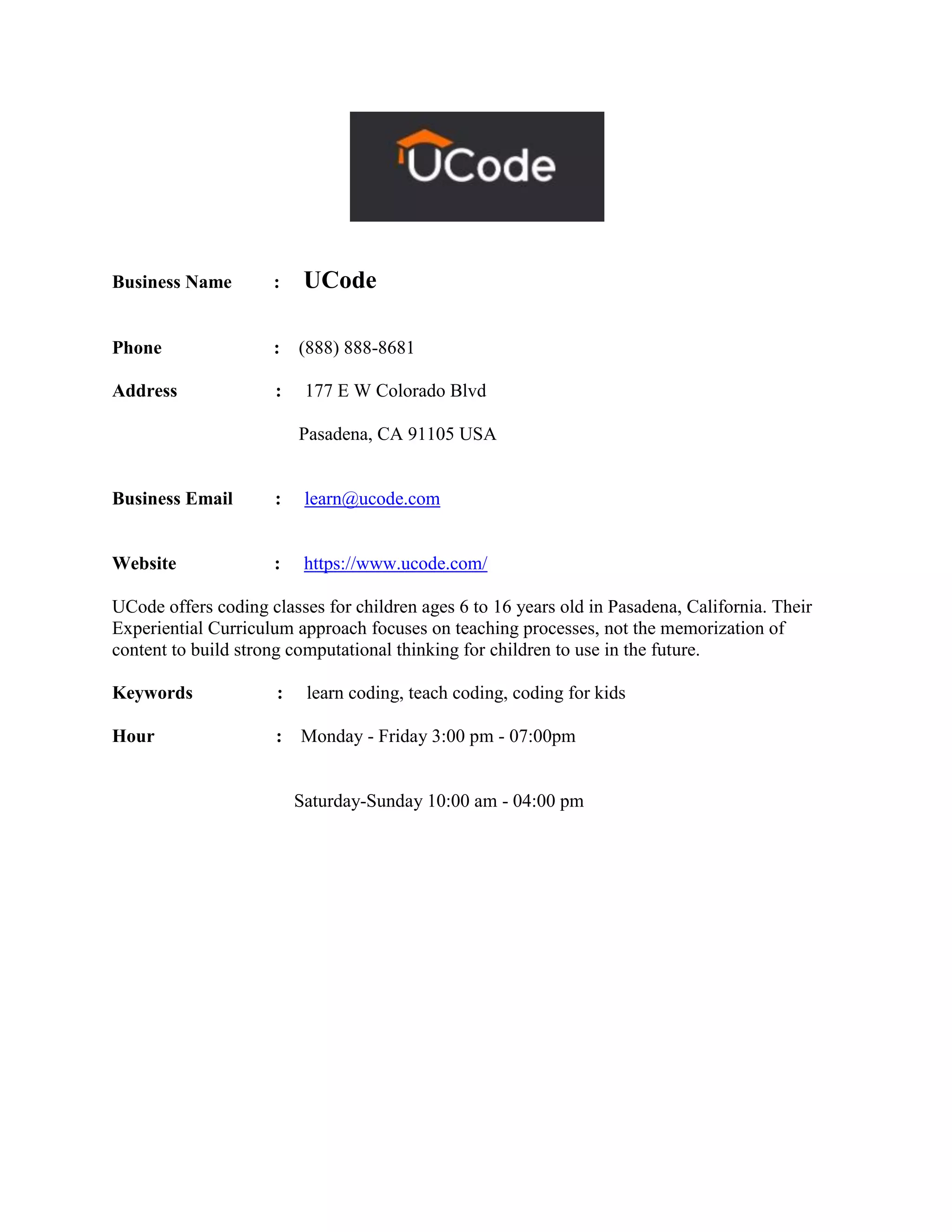 U code | PDF