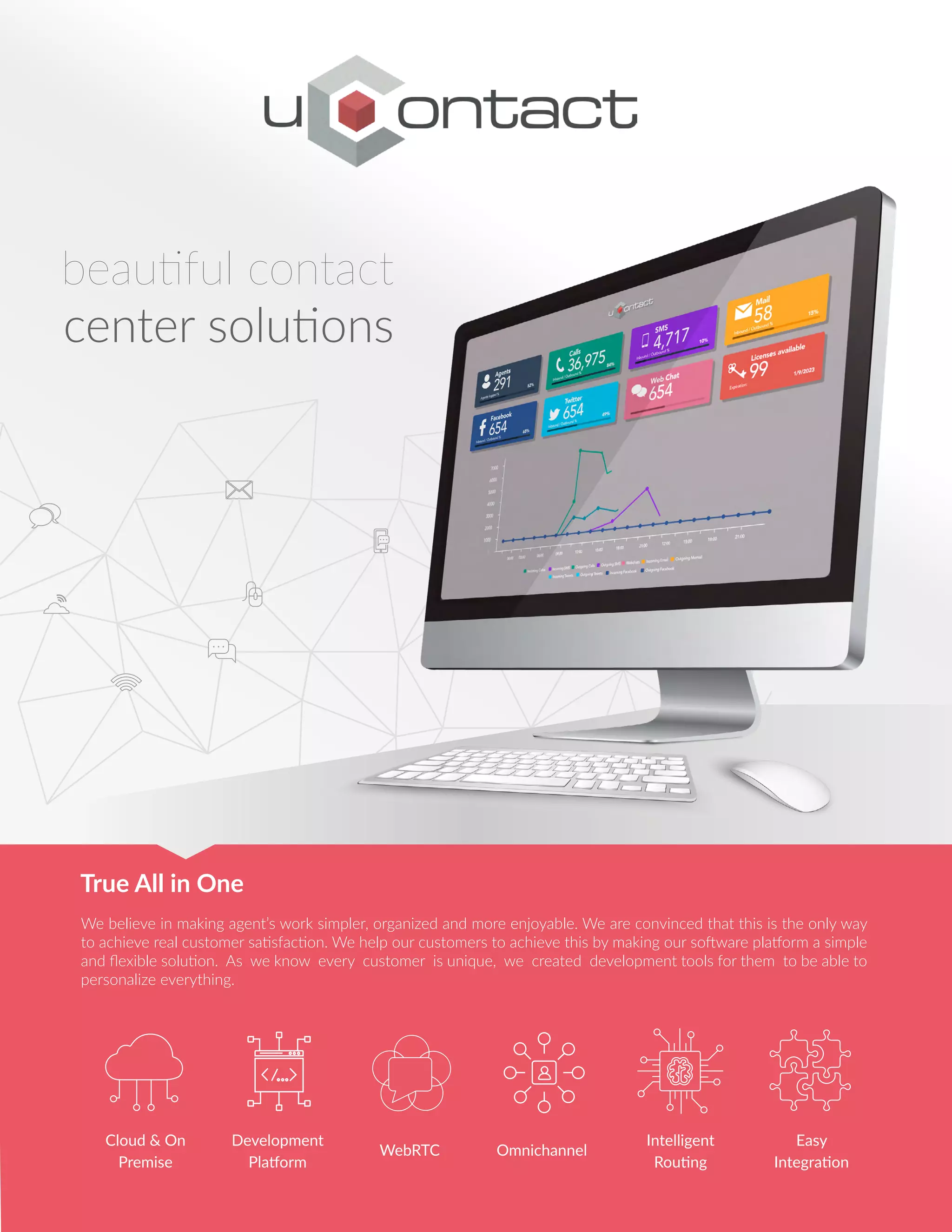 uContact True All in One Contact Center Software | PDF