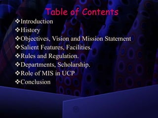 Ucp presentation | PPTX