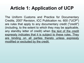 Ucp 600 | PPT