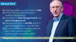 ESRI User Conference 2024 (GIS-Uniting Our World) | PDF