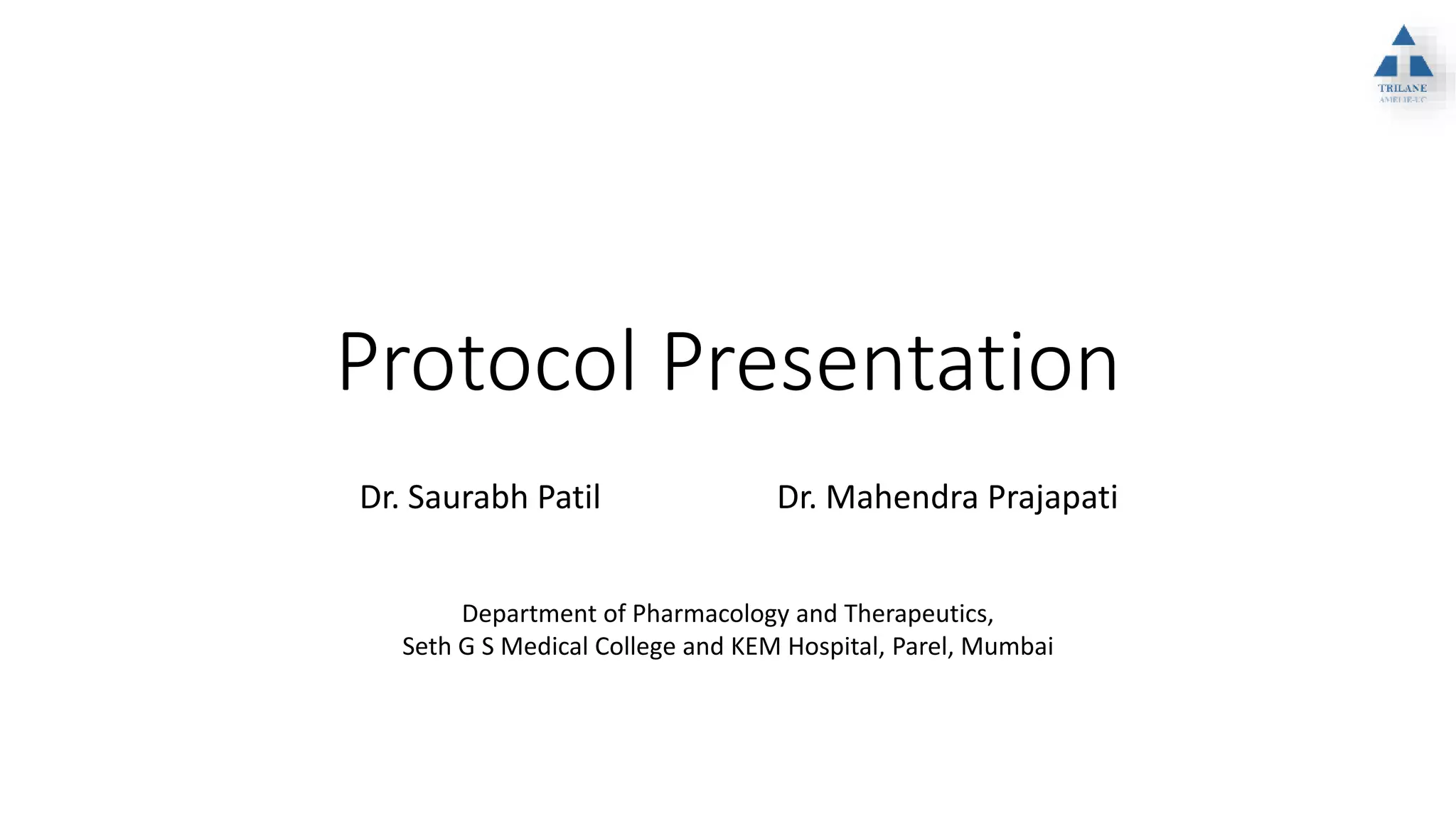 Ulcerative colitis protocol presentation | PPTX