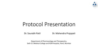 Ulcerative colitis protocol presentation | PPTX