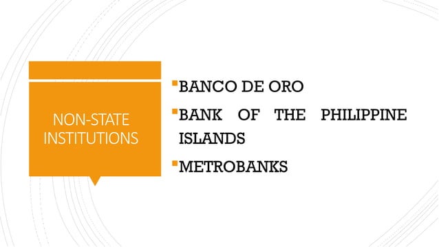 Forms and functions of state and non-state Institutions | PPTX