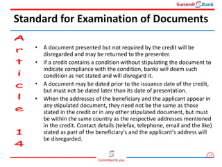 Ucp unit 2 examination of documents | PPT