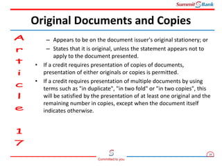 Ucp unit 2 examination of documents | PPT