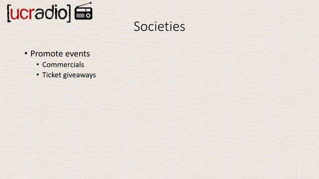 UCRadio infosession powerpoint | PPT