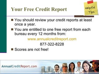 Understanding Your Credit Report and Score | PPT