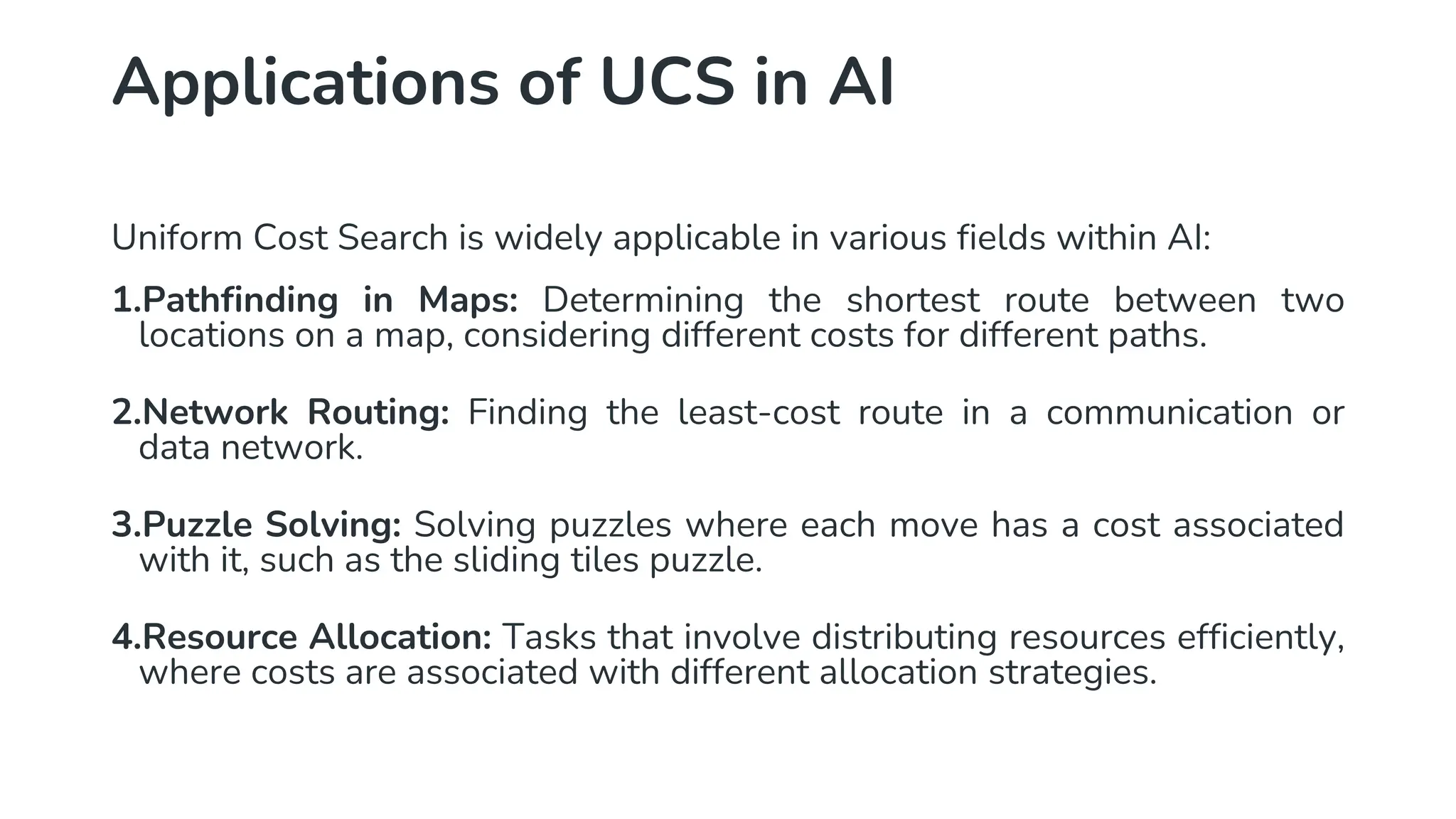 Uniform-Cost Search Algorithm in the AI Environment | PDF
