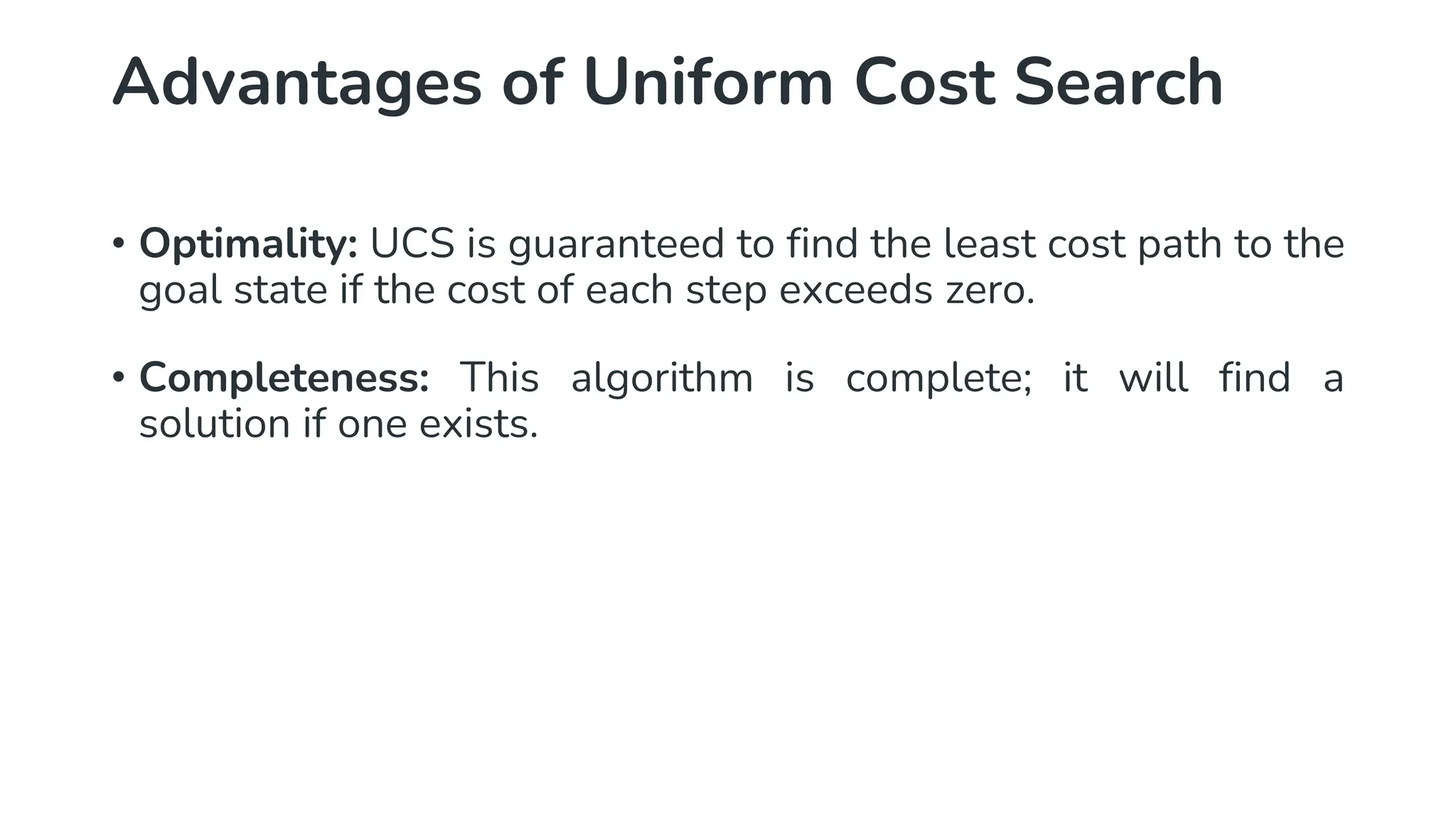 Uniform-Cost Search Algorithm in the AI Environment | PDF